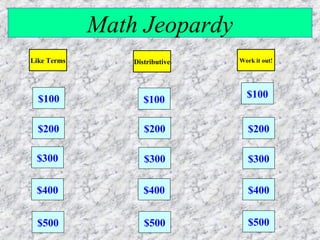 Unit 5 Jeopardy | PPT