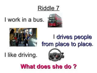 2B Job Riddles | PPT