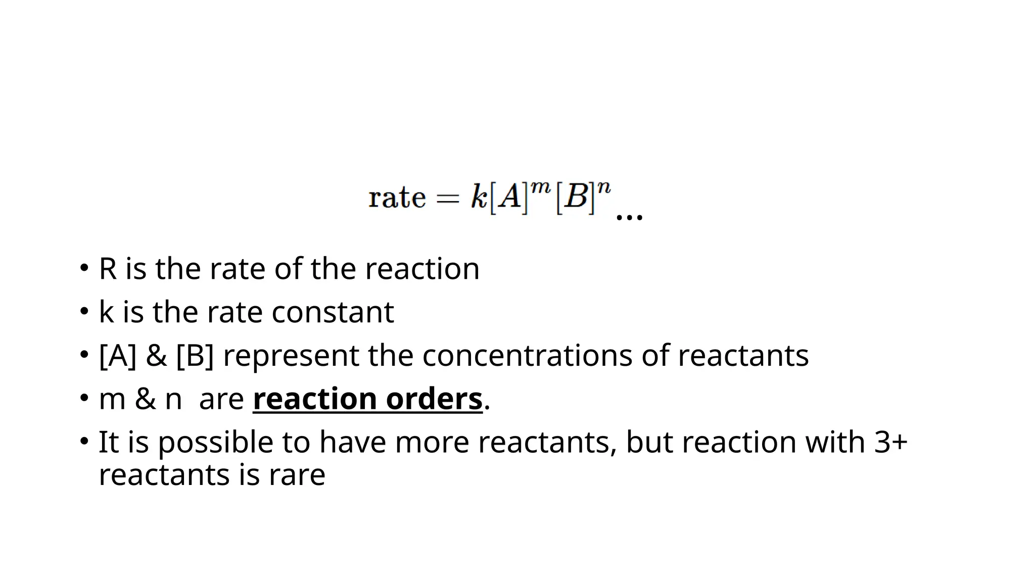 Unit 5 Kinetics part 1 upload - Reaction rate, Rate Law and Order of ...