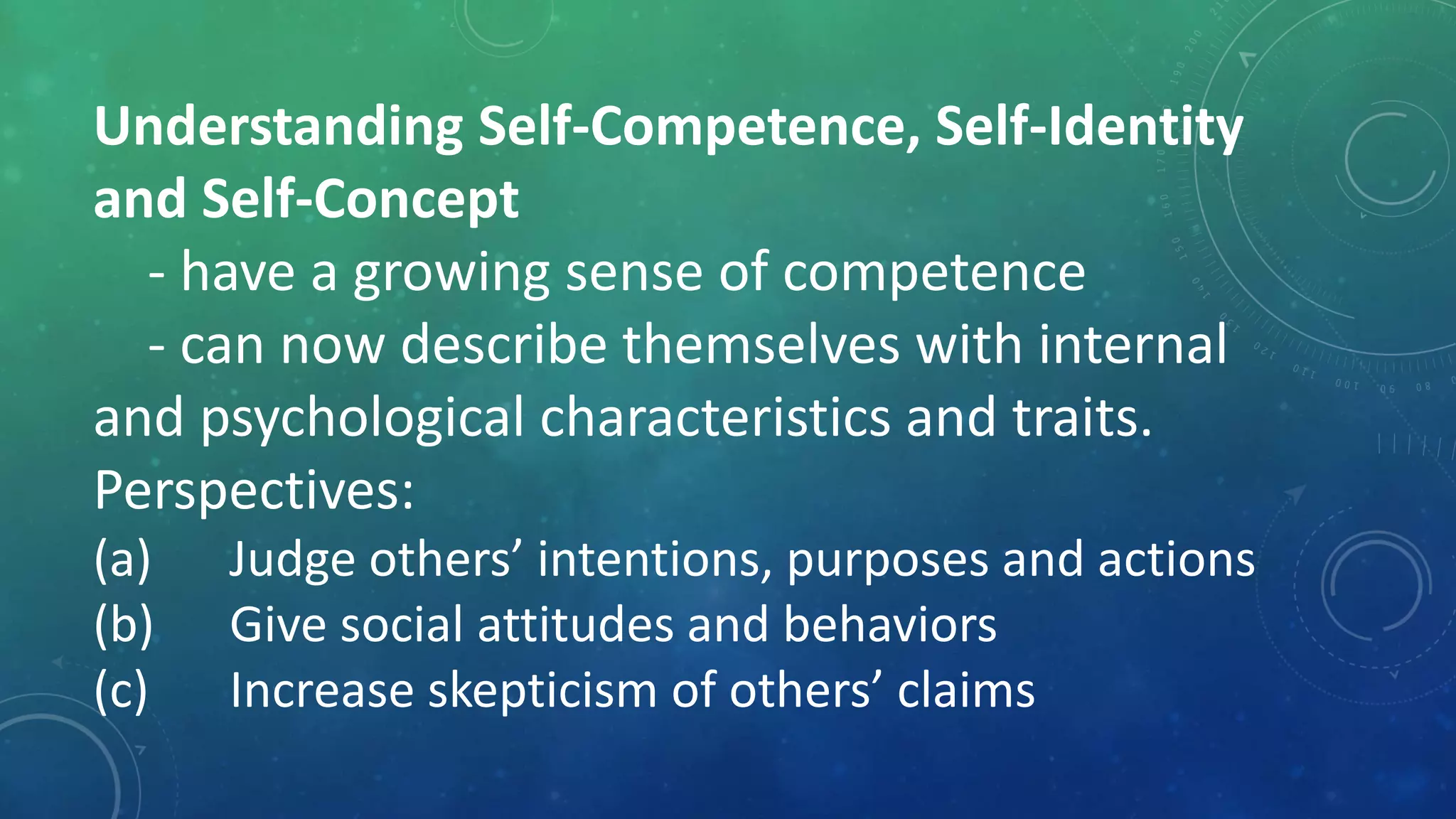 The Late Childhood | PPTX