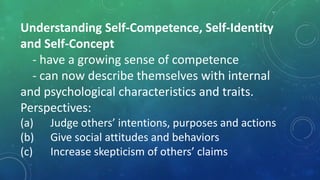 The Late Childhood | PPTX