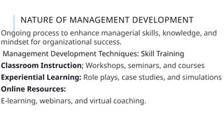 UNIT 5 learning and Development.pptx.... | PPTX