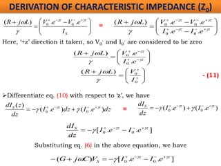 Unit_5_Lecture-2_characteristic impedance of the transmission line | PDF