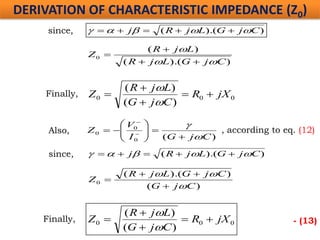 Unit_5_Lecture-2_characteristic impedance of the transmission line | PDF