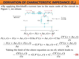 Unit_5_Lecture-2_characteristic impedance of the transmission line | PDF