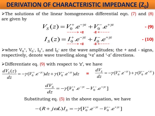 Unit_5_Lecture-2_characteristic impedance of the transmission line | PDF