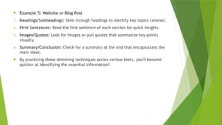 Reading Comprehension - Basics to Advanced | PPT