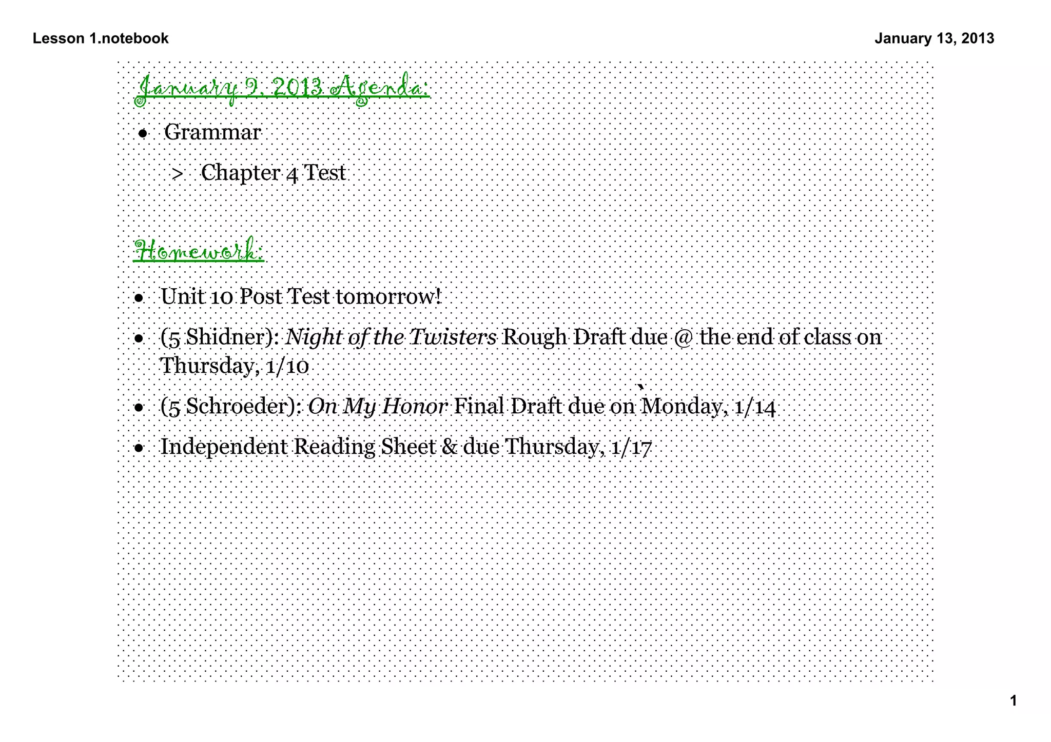 Unit 5, Lesson 1 | PPT