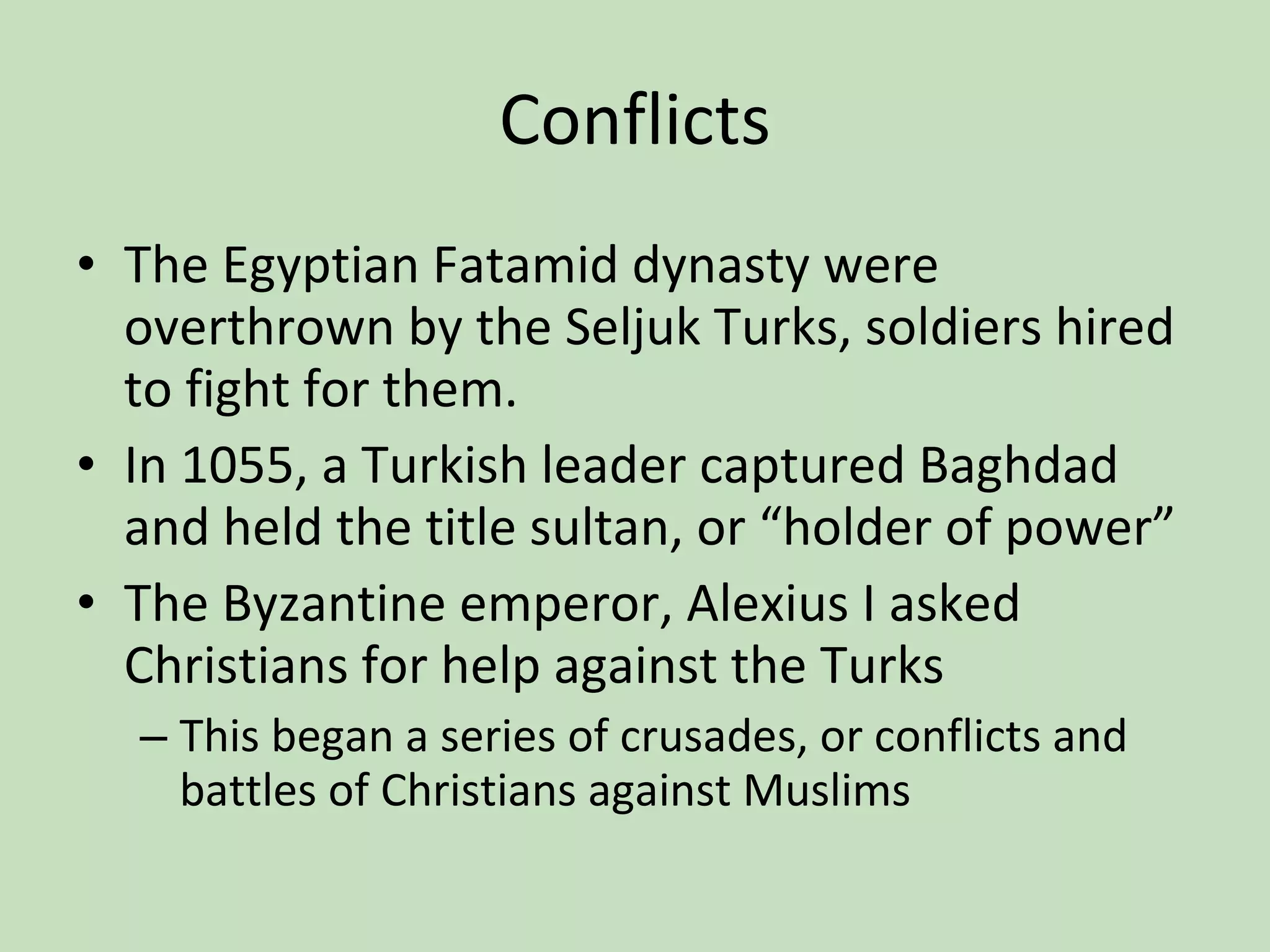 Unit 5 lesson 2 muslim dynasties | PPT
