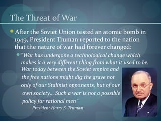 Unit 5 lesson 3 the cold war expands | PPT