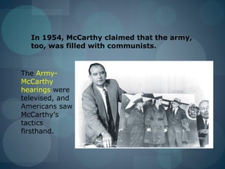 Unit 5 lesson 4 the cold war at home | PPT