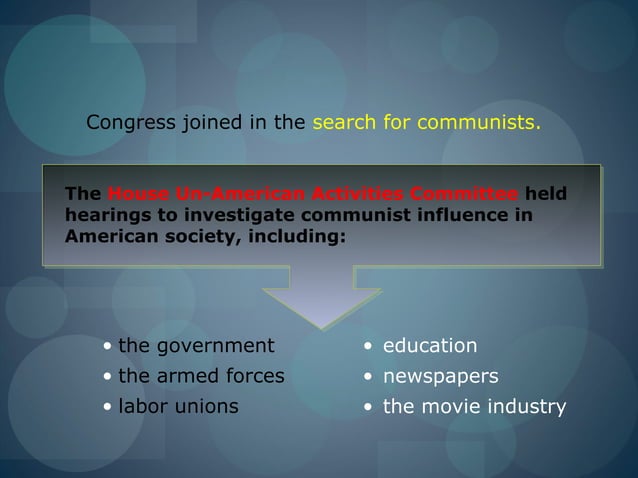 Unit 5 lesson 4 the cold war at home | PPT