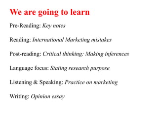 Unit 5 marketing management | PPTX