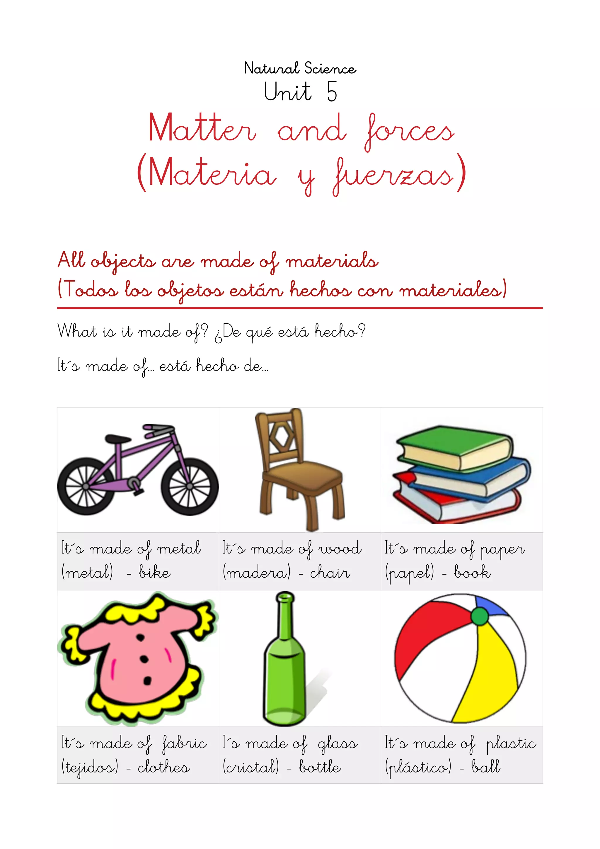 Unit 5 matter_and_forces | PDF