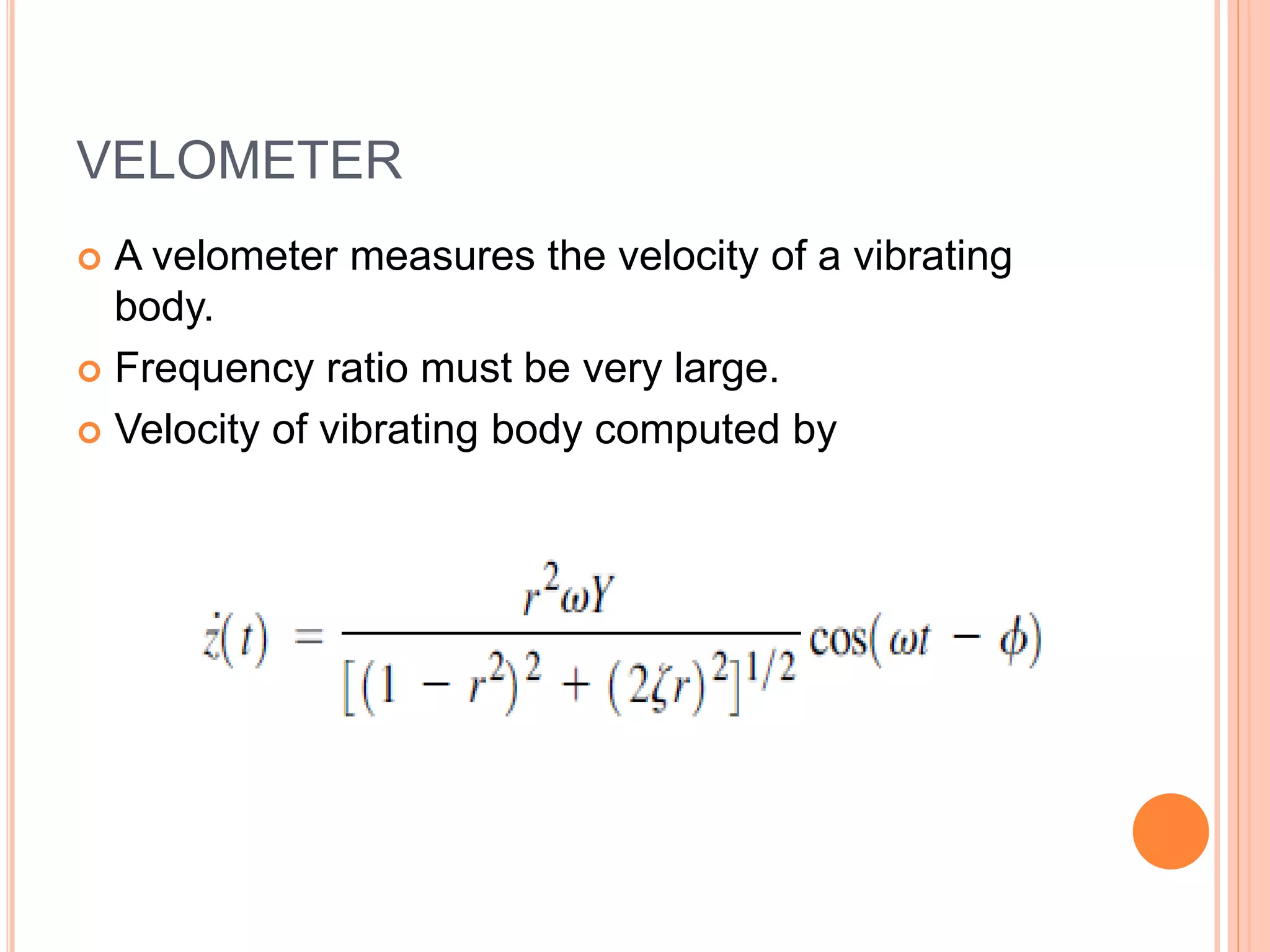 Measurement & Control of Vibration | PDF