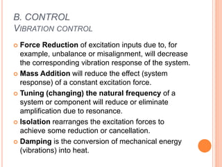 Measurement & Control of Vibration | PDF