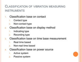 Measurement & Control of Vibration | PDF