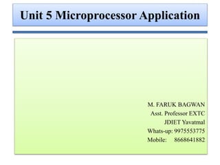 microcontroller application | PPTX