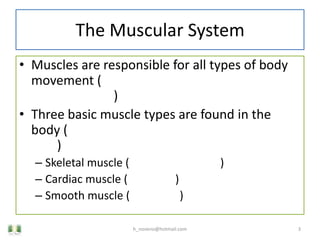 Unit 5 Muscular System | PPTX