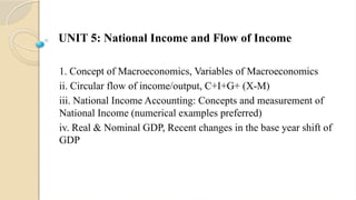 UNIT 5 National Income and Flow of Income.pptx
