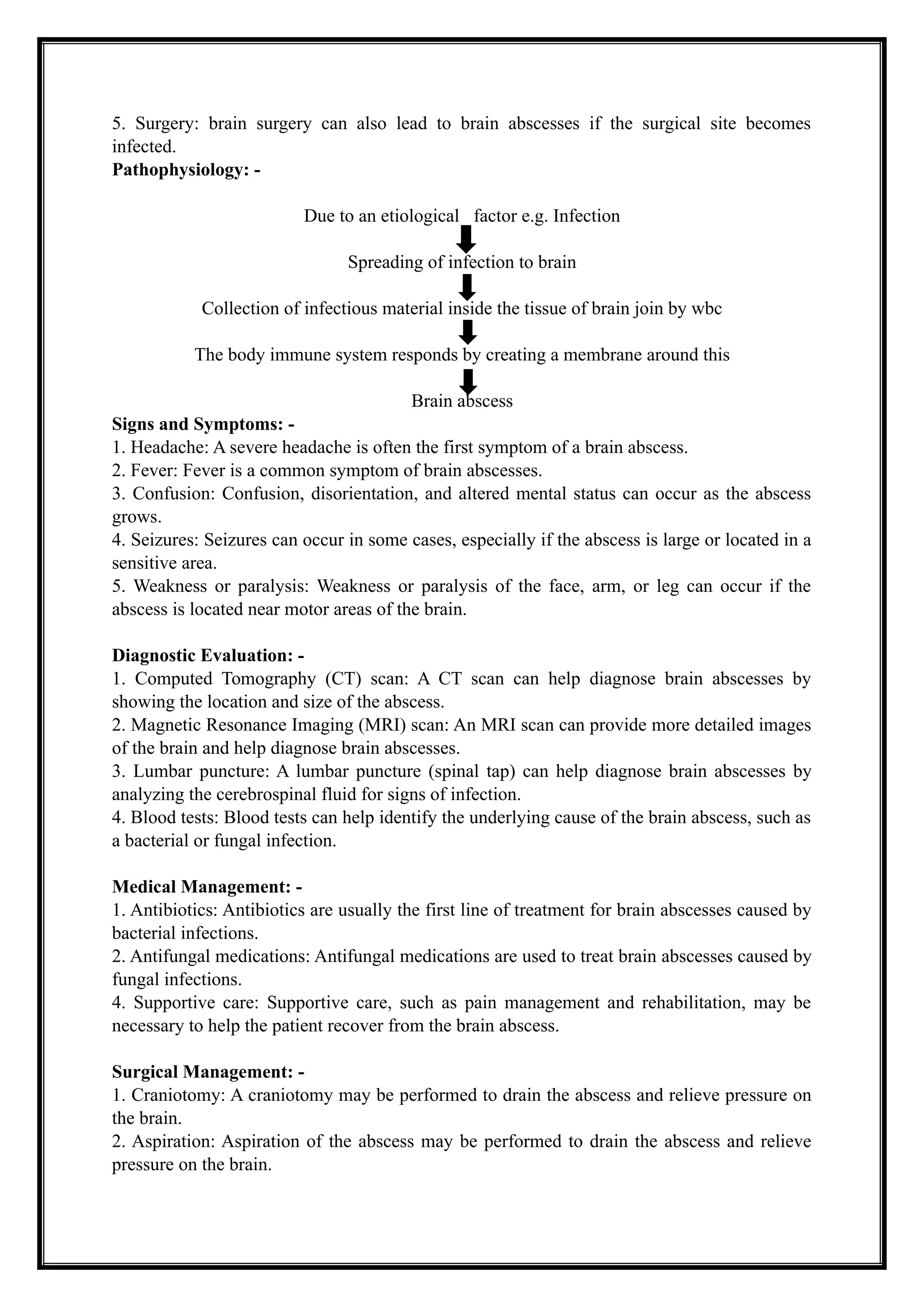 Unit 5 NERVOUS SYSTEM DISORDERS ..(M.Sc. Nursing 1st Year) | DOCX