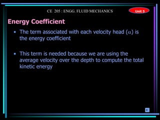Unit 5 Open Channel flow.pdf Unit 5 Open Channel flow | PDF