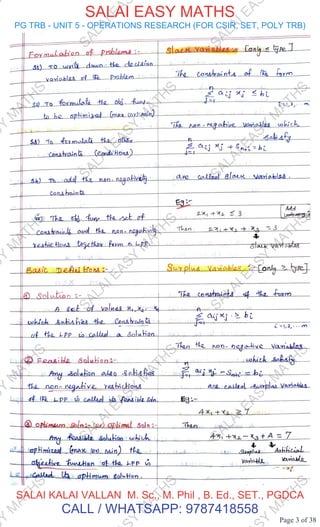 Unit 5 Operations Research.pdf