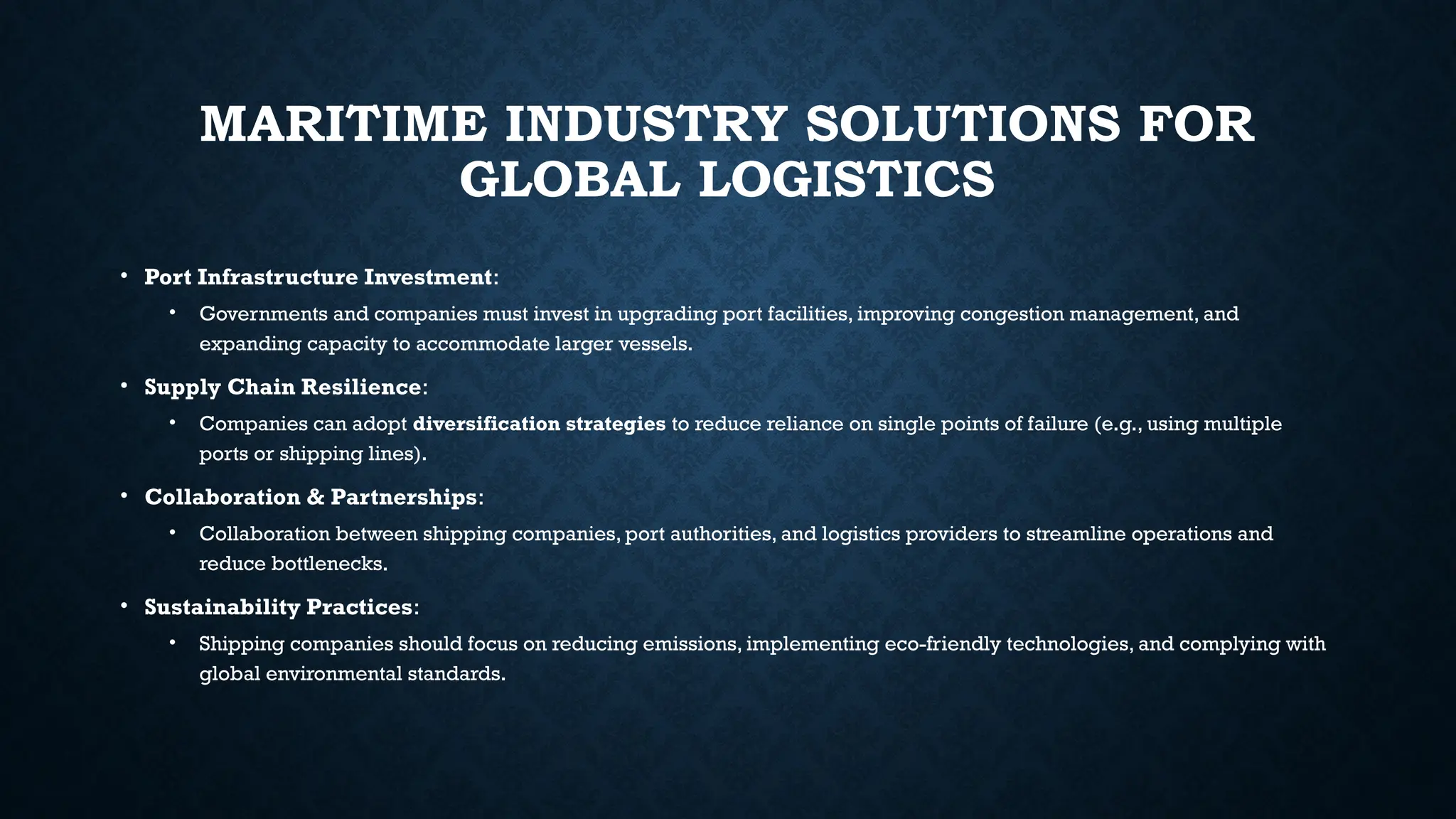 global logistics distribution in supply chain management | PPT