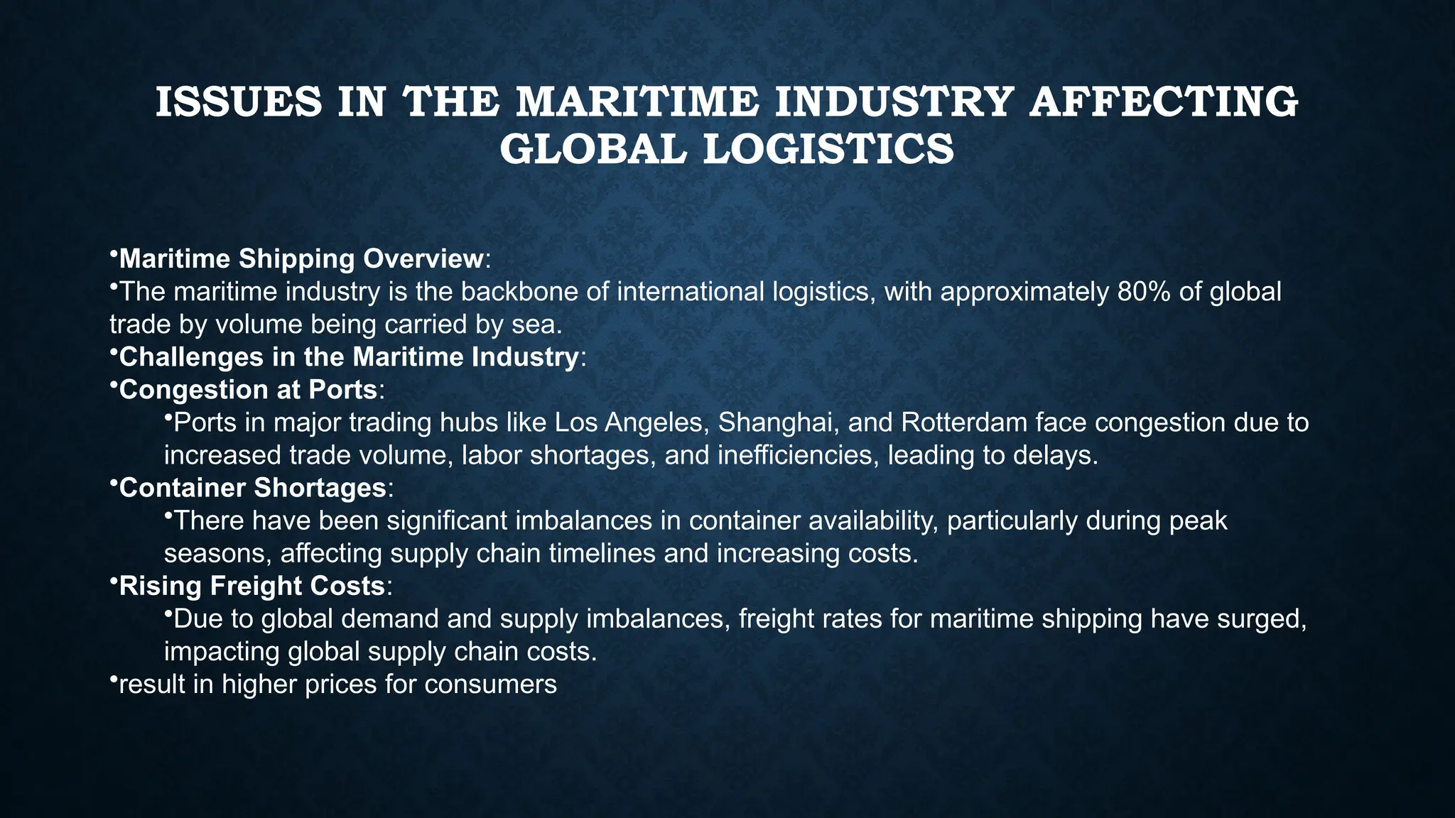 global logistics distribution in supply chain management | PPTX