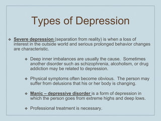 Unit 5 Part 3 Depression | PPTX