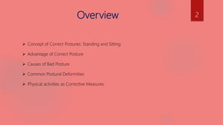 UNIT - 5 - POSTURES | PPTX