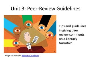 Peer-Review Guidelines Lecture | PPTX | Education