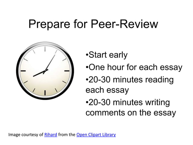 Peer-Review Guidelines Lecture | PPTX | Education
