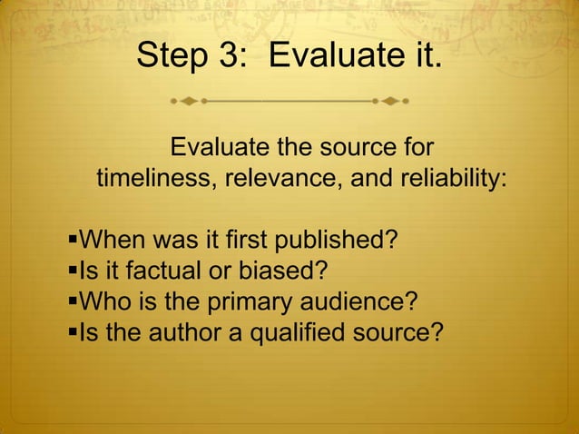 What is an Annotated Bibliography? | PPT