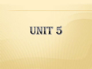 Pre-intermediate, Interchange, Unit 5 powerpoint presentation | PPTX