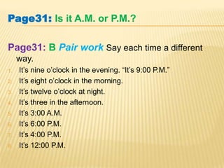 Pre-intermediate, Interchange, Unit 5 powerpoint presentation | PPTX