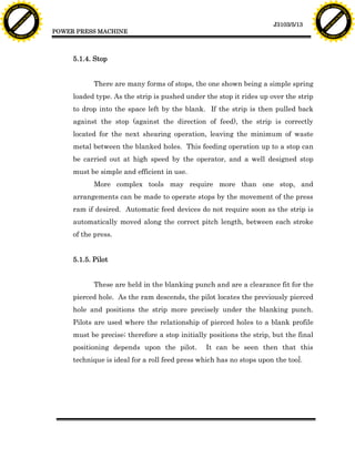Unit5 Power Press Machine | PDF