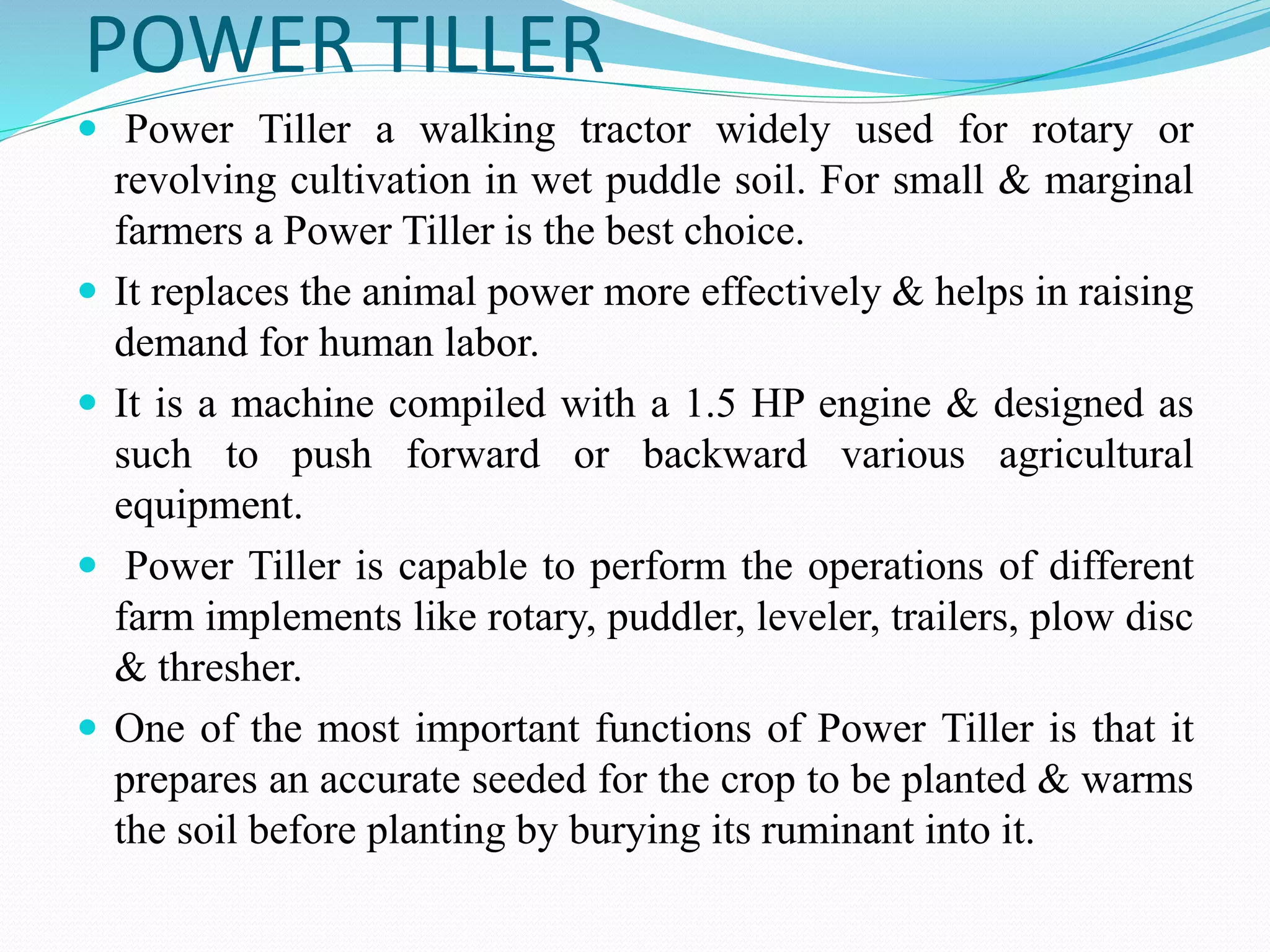 FARM TRACTORS UNIT 5 | PPTX