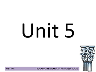 Unit 5 ppt | PPT