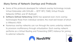 Unit 5 pptx which explains the concepts of the Network, Overlay, Concepts | PPT