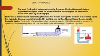 unit 5 Principals of hydraulics.pptx