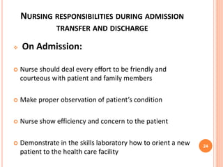 Unit 5 (Process of Hospitalization).pptx
