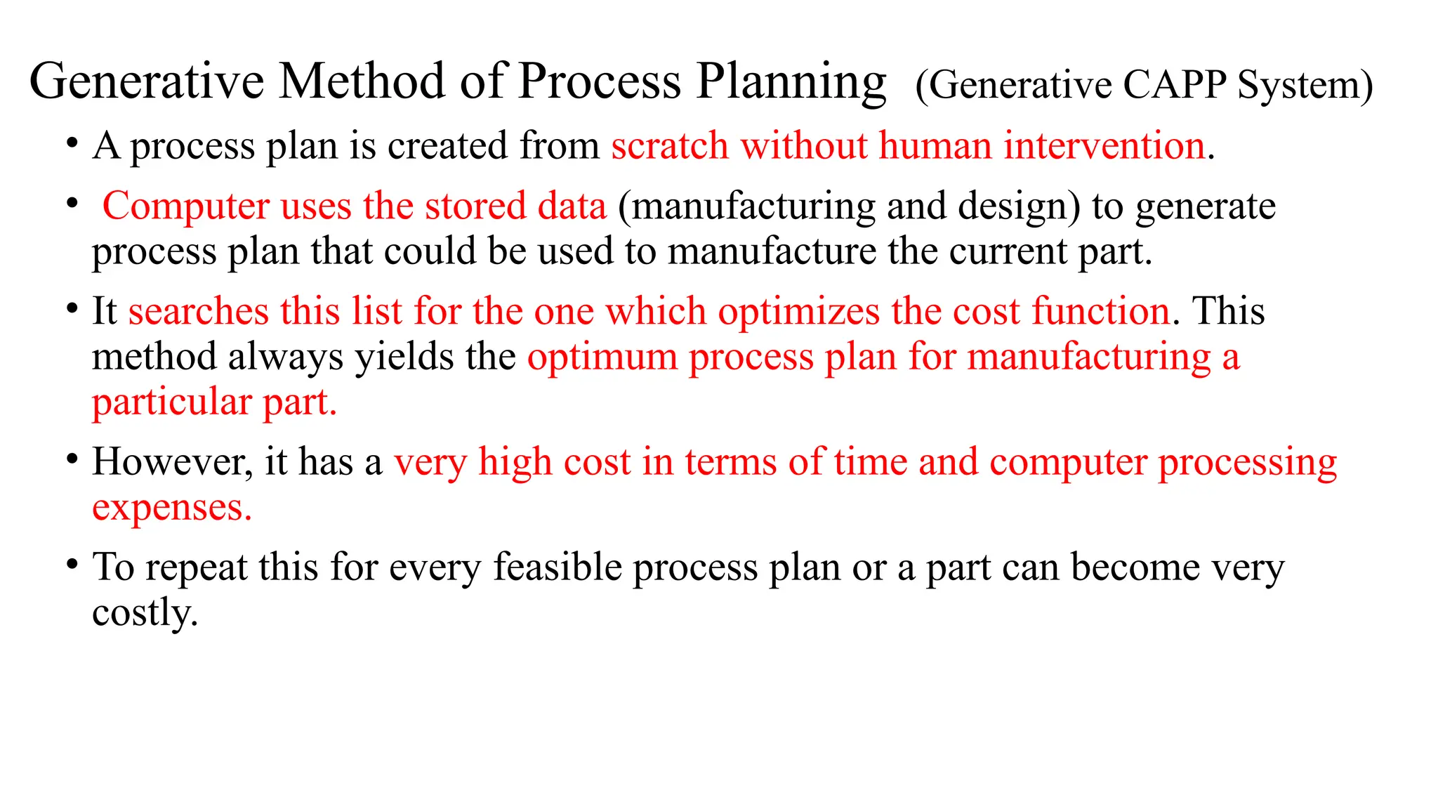 PROCESS PLANNING. steps in process selection | PPT