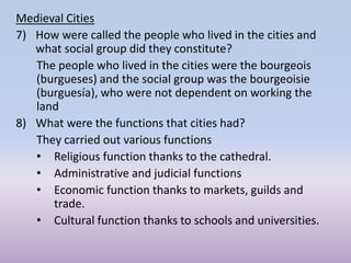 Unit 5: Rebirth of cities | PPTX