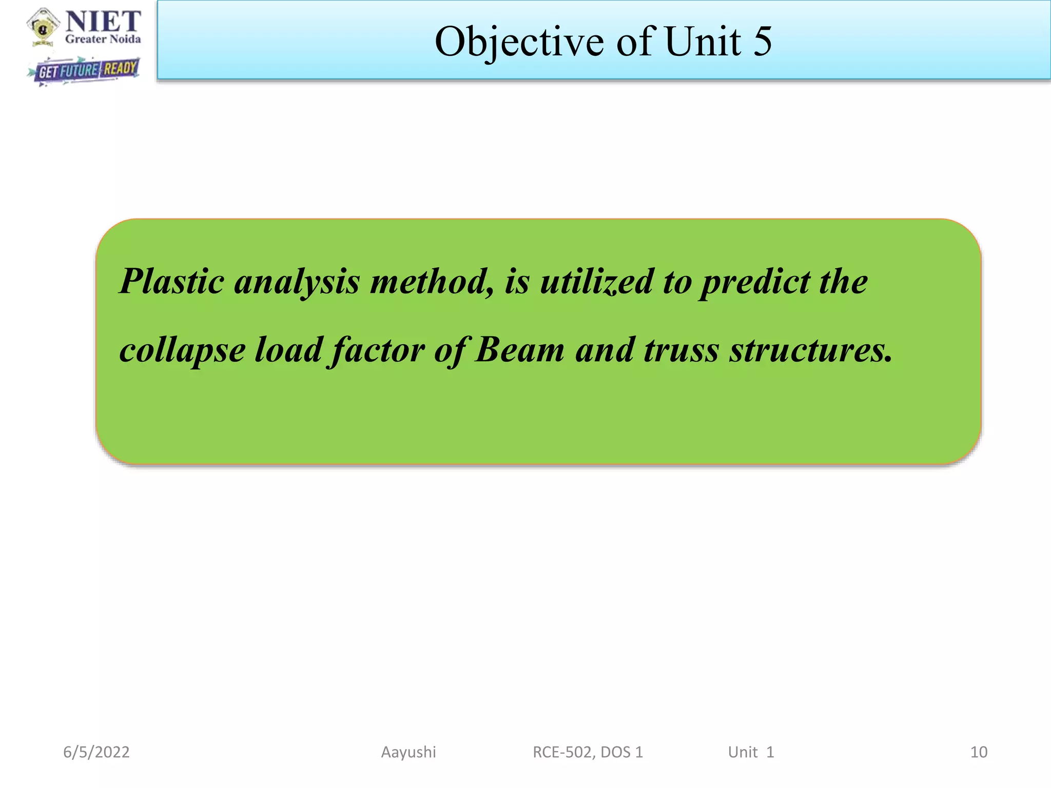 Plastic Analysis | PPTX