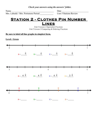 Unit 5 review stations | DOC