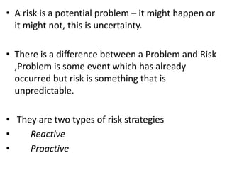 risk managment and quality | PPTX