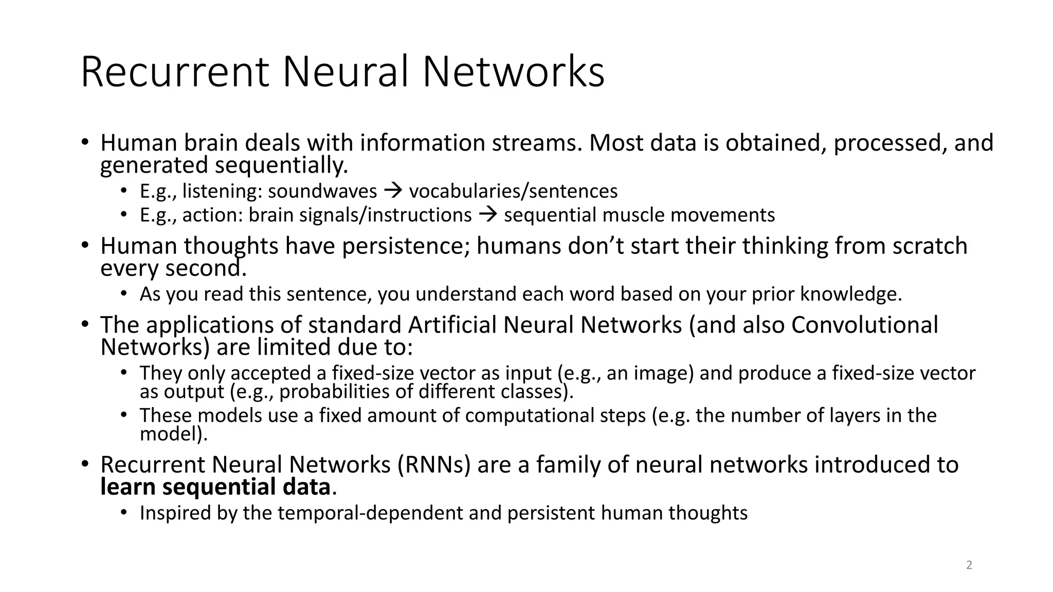 RNN and LSTM model description and working advantages and disadvantages | PPTX