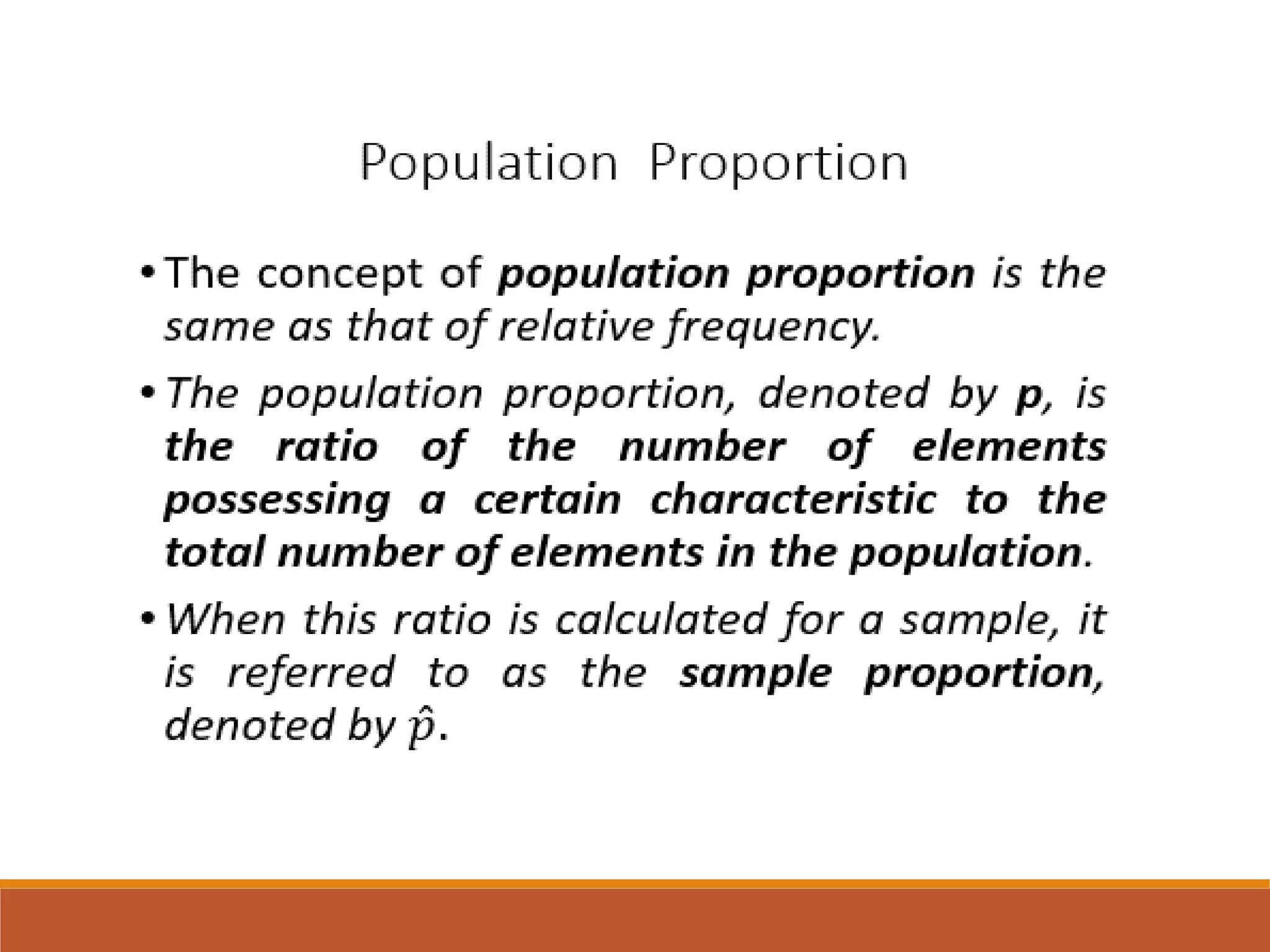 Sampling Distribution of Sample proportion | PDF