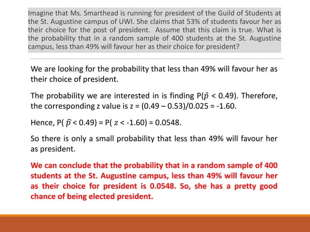 Sampling Distribution of Sample proportion | PDF